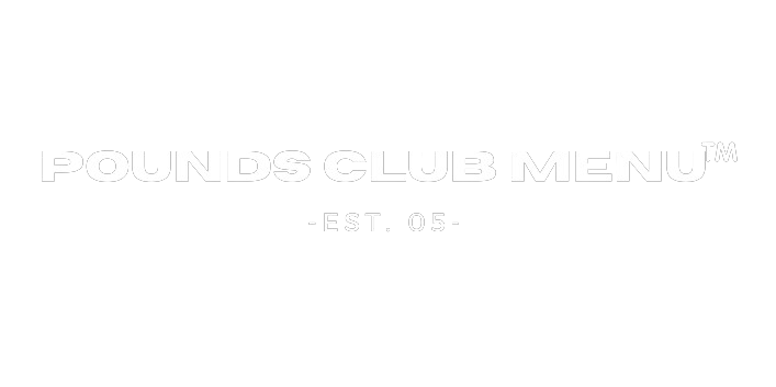 Home - Pounds Club Menu